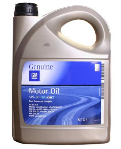 GM (Opel) Dexos 2 5W-30 Motor Oil/5L motorolaj - LubMaster O